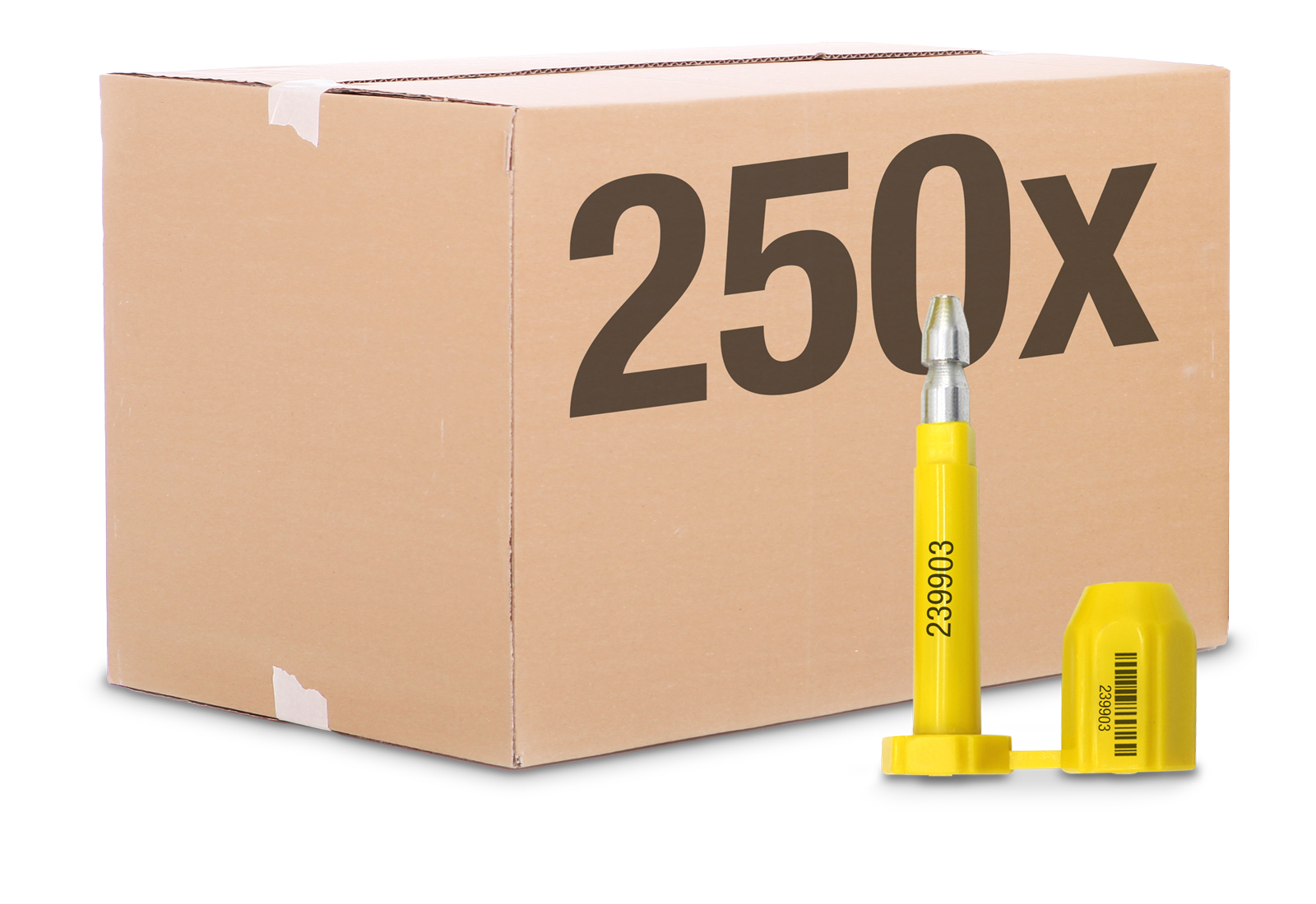 Sigillo a chiodo per container CP-85SB con numero di serie e codice a ...