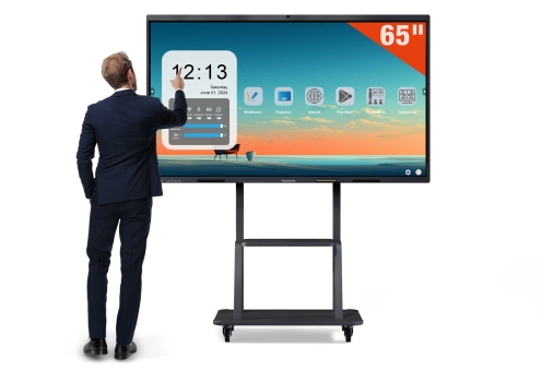 Lavagna interattiva IWBT-65, 4K, 65 in touchscreen con supporto su ...