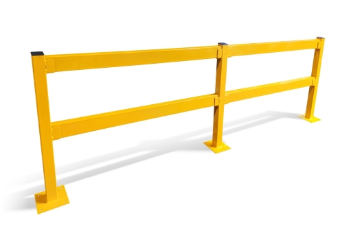 Barriera di sicurezza / barriera antiurto, struttura lineare lunga 3 m ...